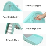 LAZY BUDDY Slide for Kids, Freestanding Toddler Slide Play Climber Set ...