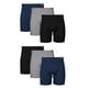 Hanes Men's Value Pack Covered Waistband Boxer Briefs, 6 Pack - Walmart.com