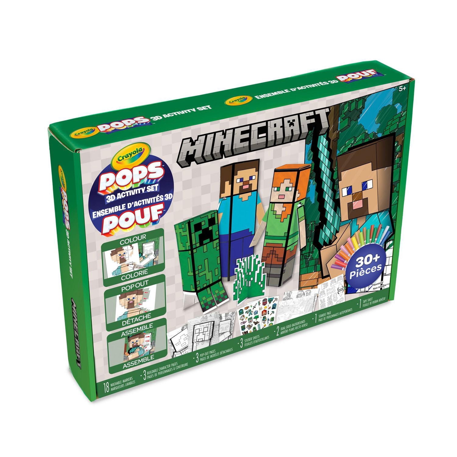 Click here for Crayola Pops 3d Minecraft Activity Set prices
