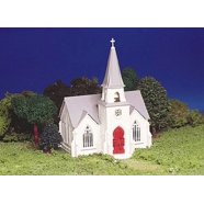 Life-Like Trains HO Scale Fire House Building Set, Model Railroad ...