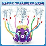 Ruohey Sprinkler for Kids, Summer Water Toy with 8 Wiggle Tubes，Spray ...