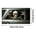 2026 New Breakthrough Skeleton Garage Banner, 84x192" Creepy Horror ...