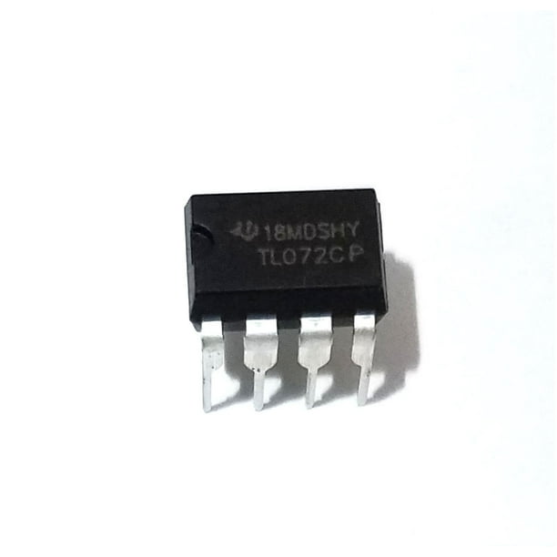 Texas Instruments TL072CP TL072 Low Noise JFET Dual Op-Amp DIP-8 (Pack ...
