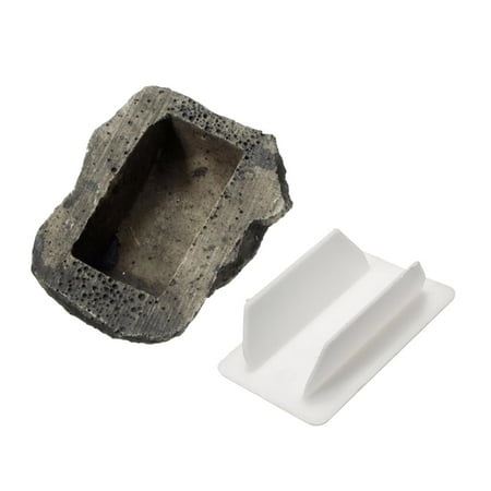 Outdoor Key Hide Fake Rock Garden Realistic Hider Mini Locker | Walmart ...
