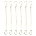 Hanging Plant Chains with S Hooks 11.4 in Metal Black, Heavy Duty Hooks ...