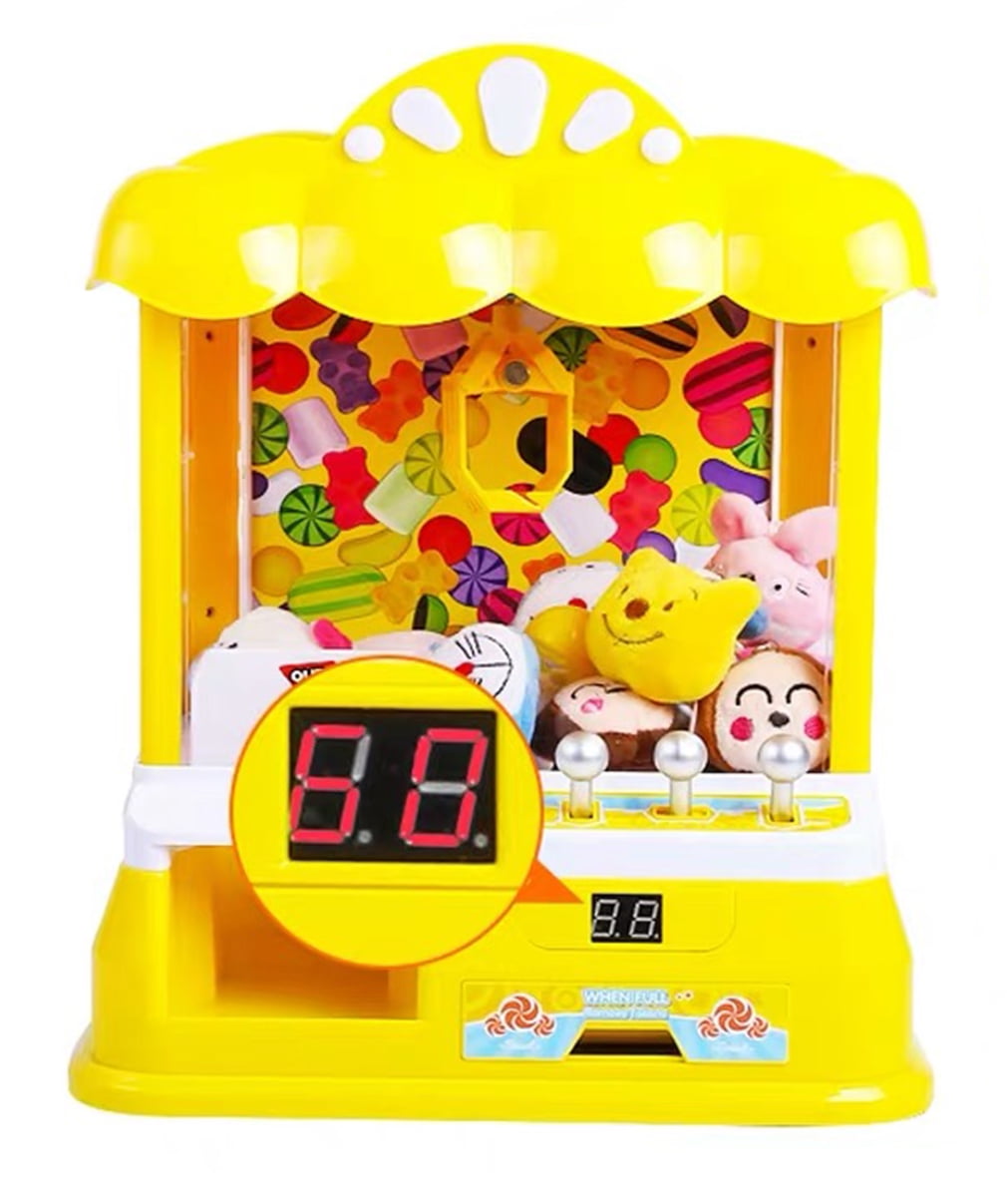 The Claw Toy Grabber Machine with LED Lights-SLW-954-Yellow | Walmart ...