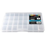 The Beadery Large Bead Keeper Box with 32 Compartments, Clear Plastic ...