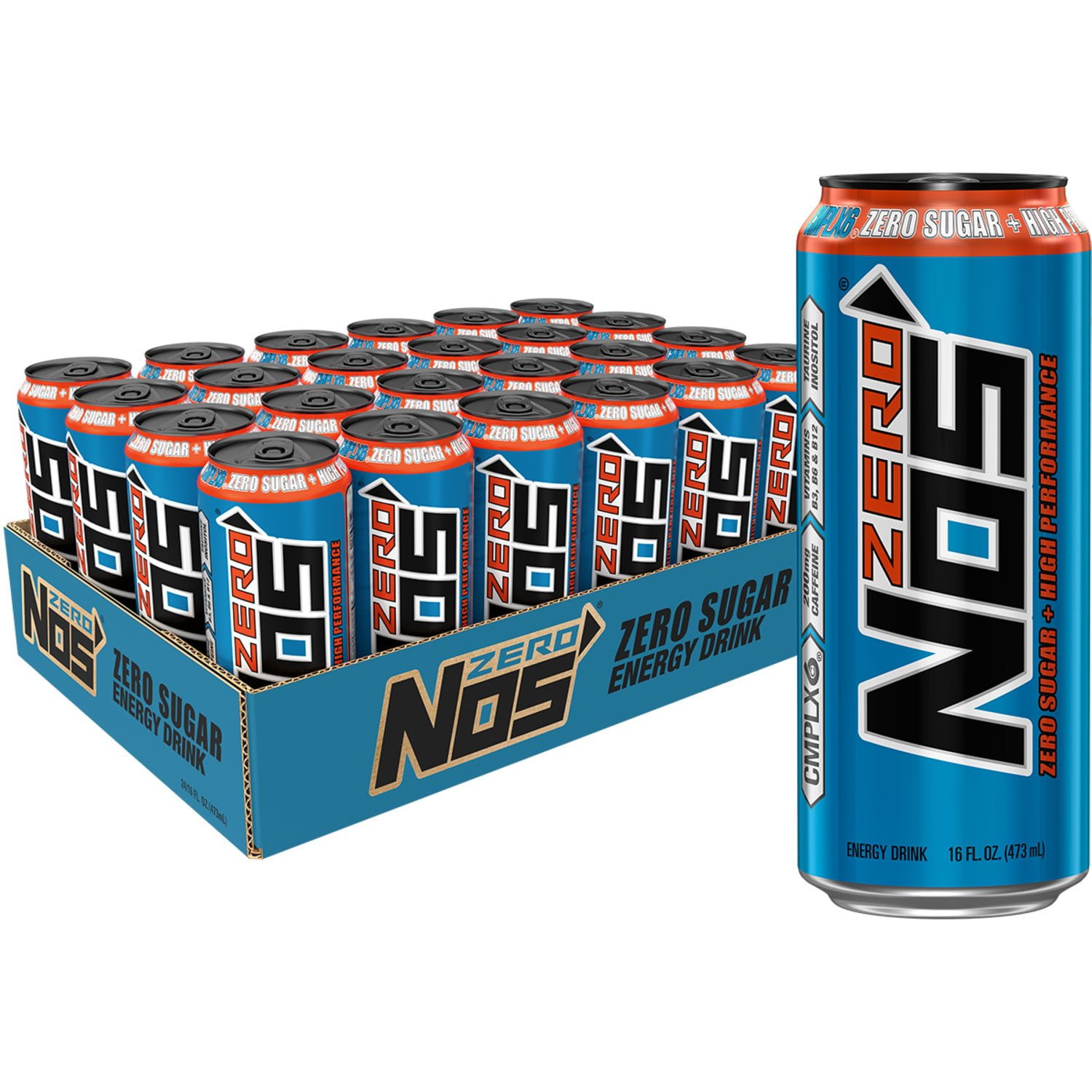 NOS Zero Sugar Energy Drink, 16 fl. oz., 24 pk. - Samsclub.com
