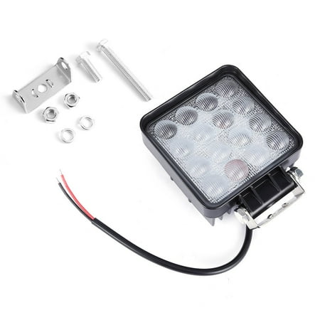 Universal Waterproof 48W-4D LED Working Light Square Shape Car Auto ...