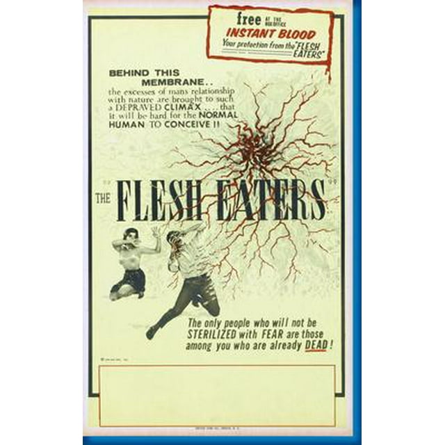 Flesh Eaters Movie Poster Art Poster 24x36 Unframed, Age: Adults ...