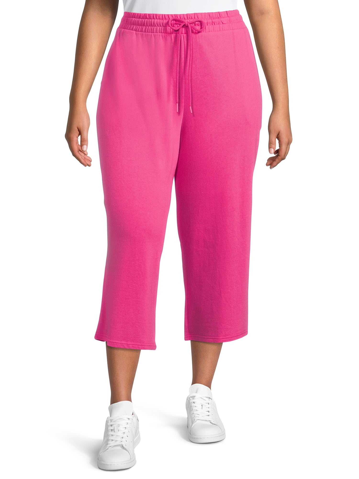Terra & Sky Women's Plus Size Knit Capri - Walmart.com