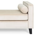 Best Choice Products Velvet Upholstered Accent Ottoman Bench For