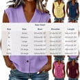 Brnmxoke Woman Linen Tops Plus Size Dressy Casual Sleeveless Button ...