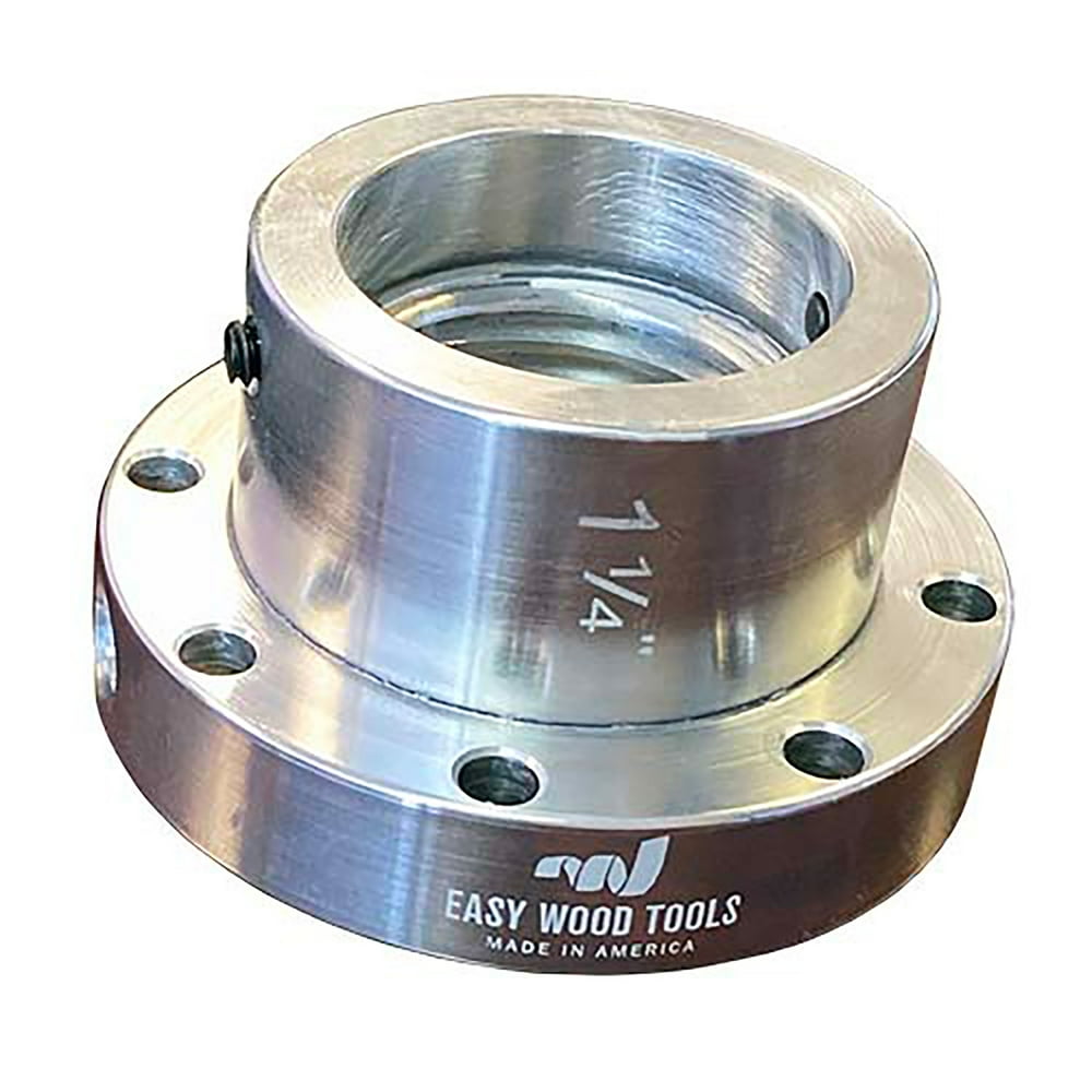 1-1/4" - 8 TPI 2-1/2" Diameter Aluminum Faceplate - Walmart.com ...