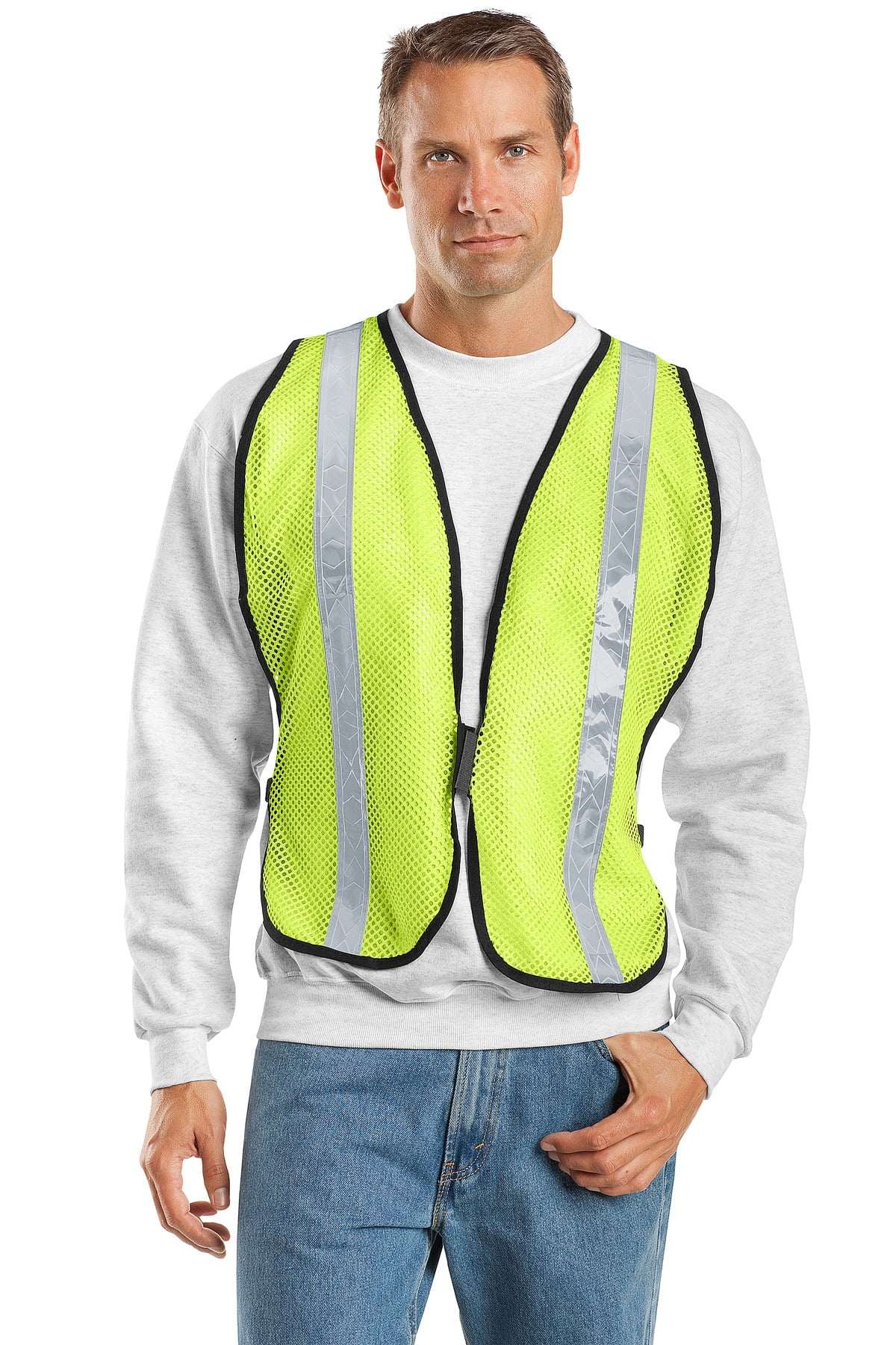 Port Authority Mesh Enhanced Visibility Vest-2/3X (Safety Yellow ...