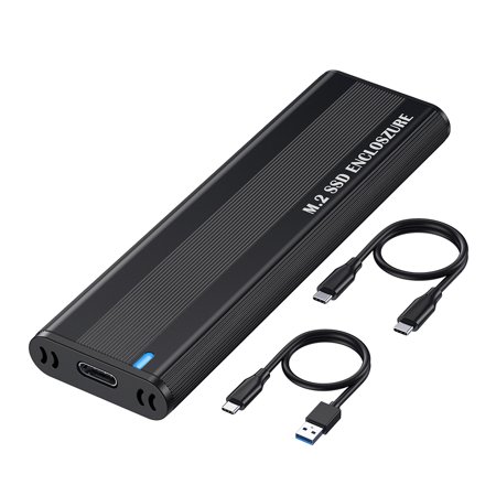 Dalazy M2 SSD Case NVME Dual Protocol Hard-disk M.2 to USB Type C Solid ...