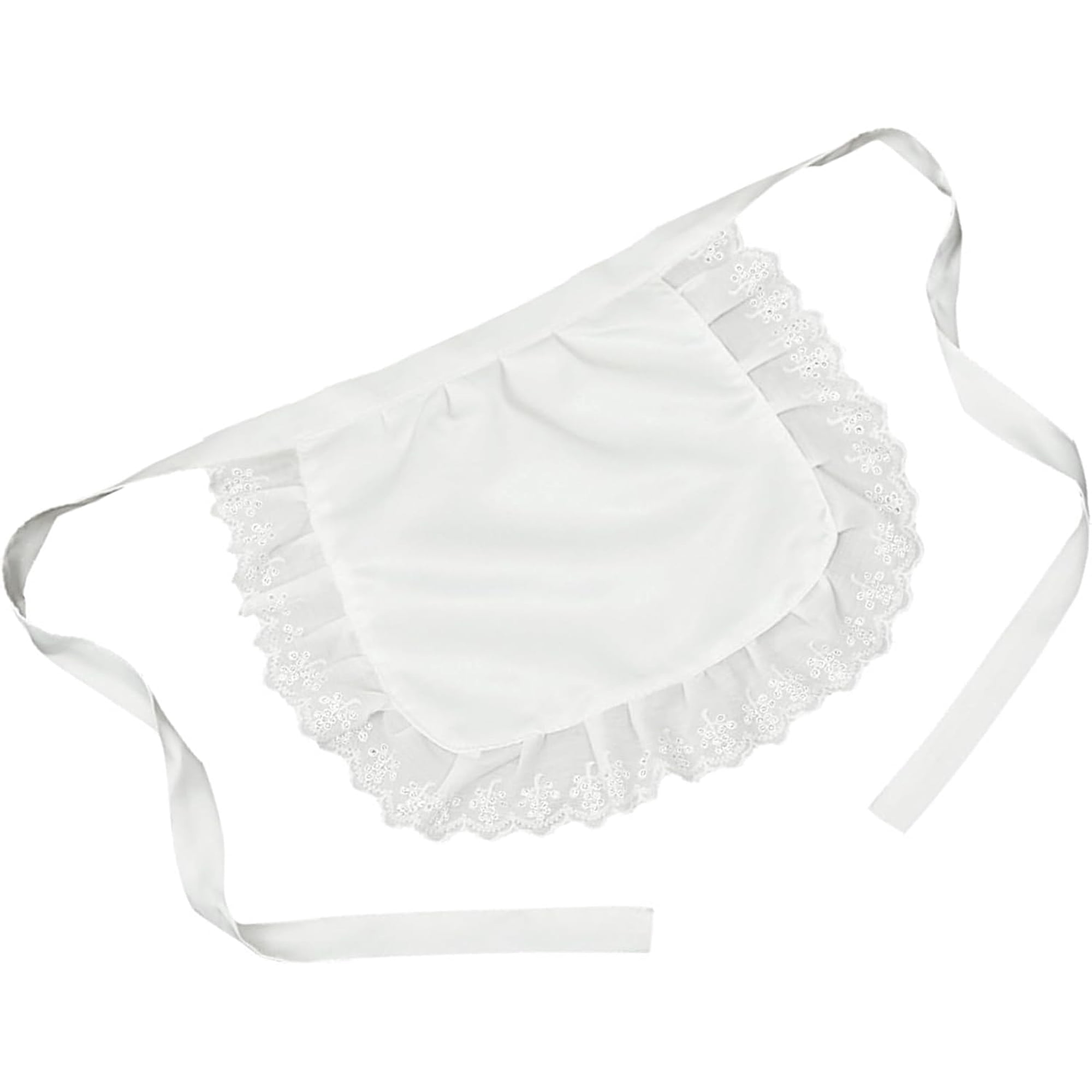 Click here for Unbranded Ruffled White Aprons Women Waist Aprons... prices