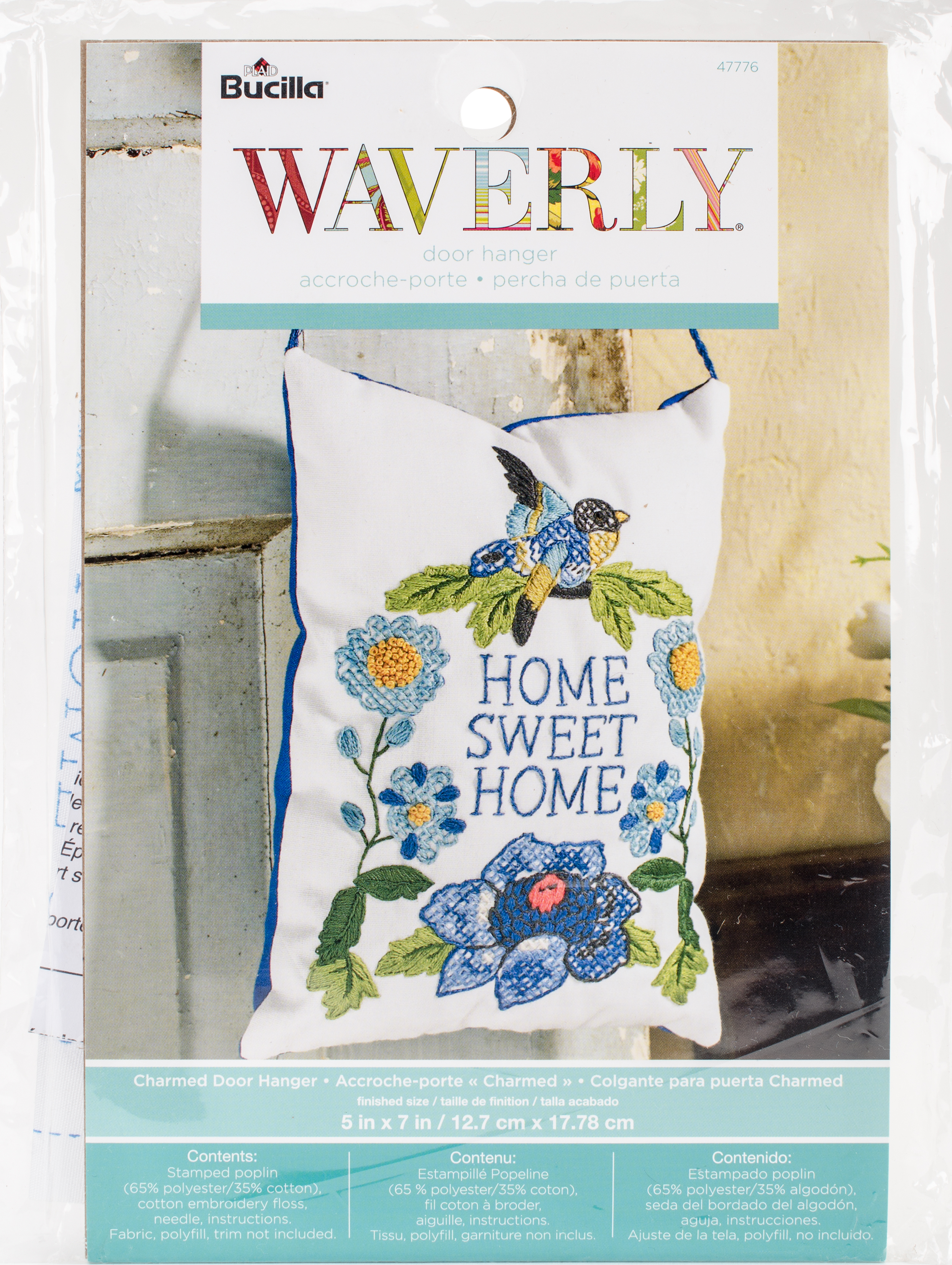 Stamped Embroidery Door Hanger Kit 5"X7"-Waverly-Charmed | Walmart Canada
