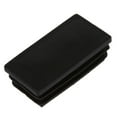 Plastic Rectangle Tube Inserts End Blanking Cap 25X50mm 40 Pcs Black ...