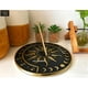 NauticalMart Brass Garden Sundial Clock - 8.5” Diameter Sundial Clock ...