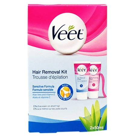 Veet Hair Removal Kit Sensitive Formula With Aloe Vera And Vitamin E ...