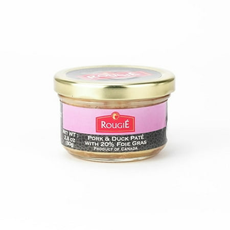 Rougie Pâté Canard et Porc avec 20% Foie Gras - Produit du Canada, 80 g ...