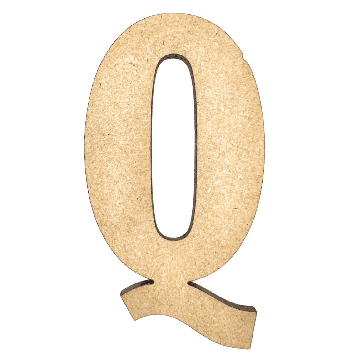5" Tall MDF Letter Q | 1/8" Thick | Krafty Supply Letters | RockTimes ...