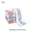 5-Pack Polyester Dish Cloth Set, Reusable and Washable Kitchen Cleaning ...