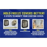 Hose Bib Buddy - Outdoor Faucet Securing Plate 1-pack - Walmart.com
