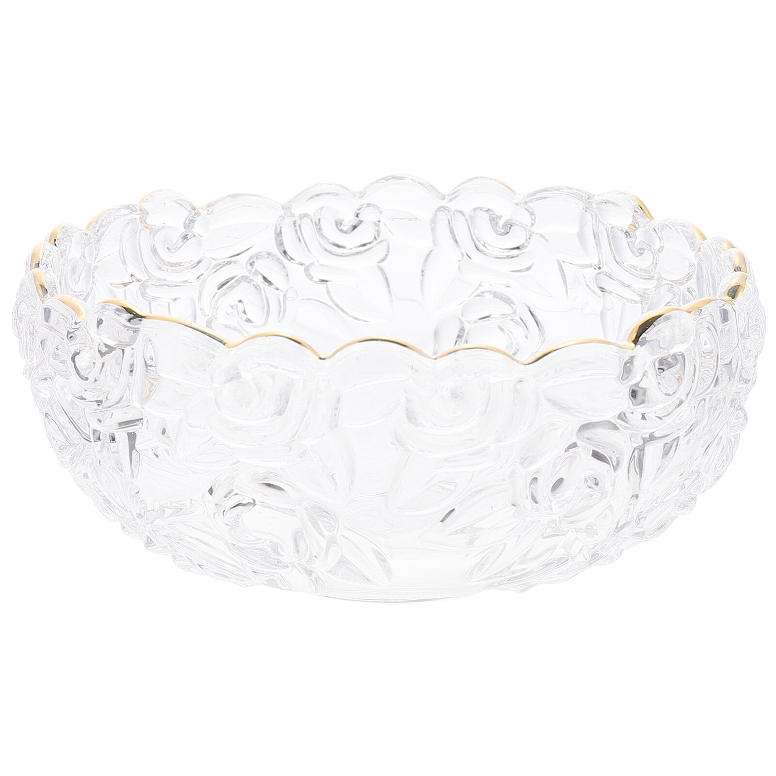 Click here for Masteelfca Decorative Glass Bowl Transparent Ice C... prices