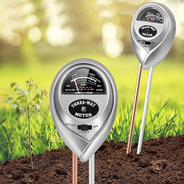 Soil Moister Meter, Soil Ph Meter, Plant Water Monitor, 3-in-1 Soil ...