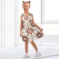 Abstract Geometric Print Sleeveless Dress A-Line One-Piece Dress Quick ...