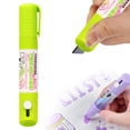 Dusknt Correction Marker Pen, 2 in 1 Privacy Wipe Box Cutter, Water ...