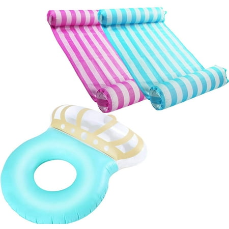 Inflatable Crown Pool Float, 40 Adult Floats for The Pool Tube ...