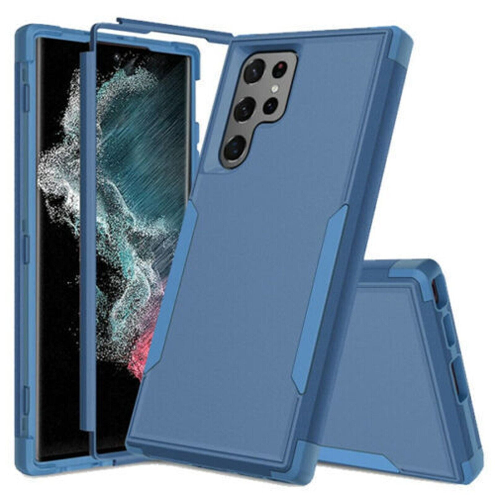 Supershield Case for Samsung Galaxy S22 Ultra 5G, Dual Layer Military ...