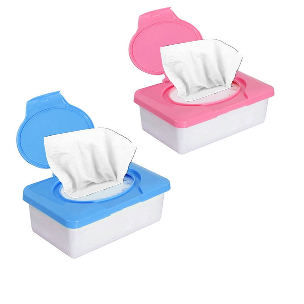 UDIYO Wipes Dispenser, Baby Wipe Holder with Lids, Wipes Case Sealed ...