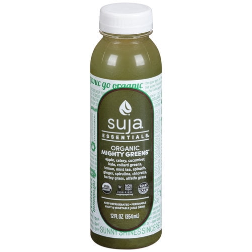Suja Essentials Organic Mighty Greens Fruit & Vegetable Juice Drink, 12 ...