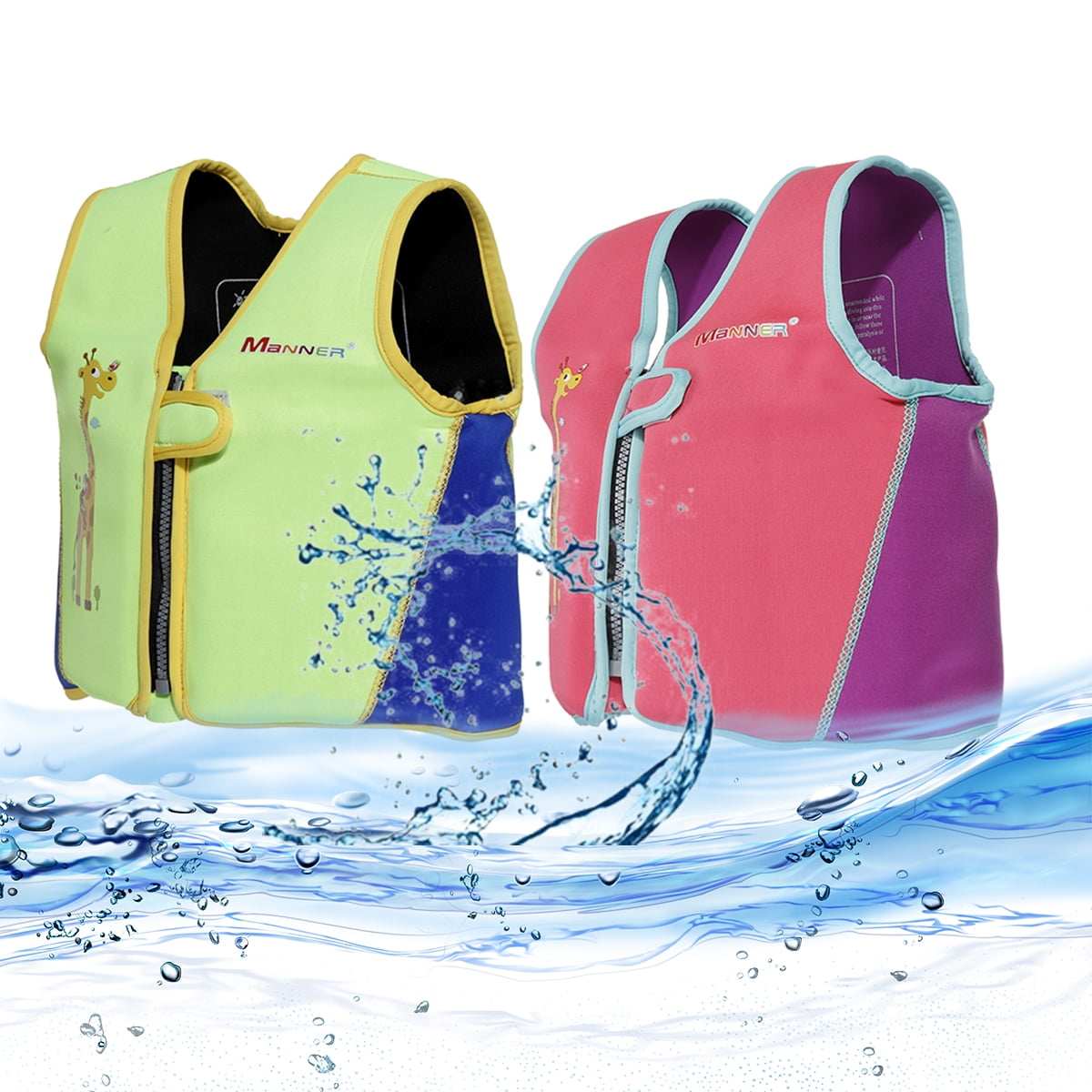 Swim Floatation Vest Life Jacket Safety Swimming Buoyancy Float Aid ...