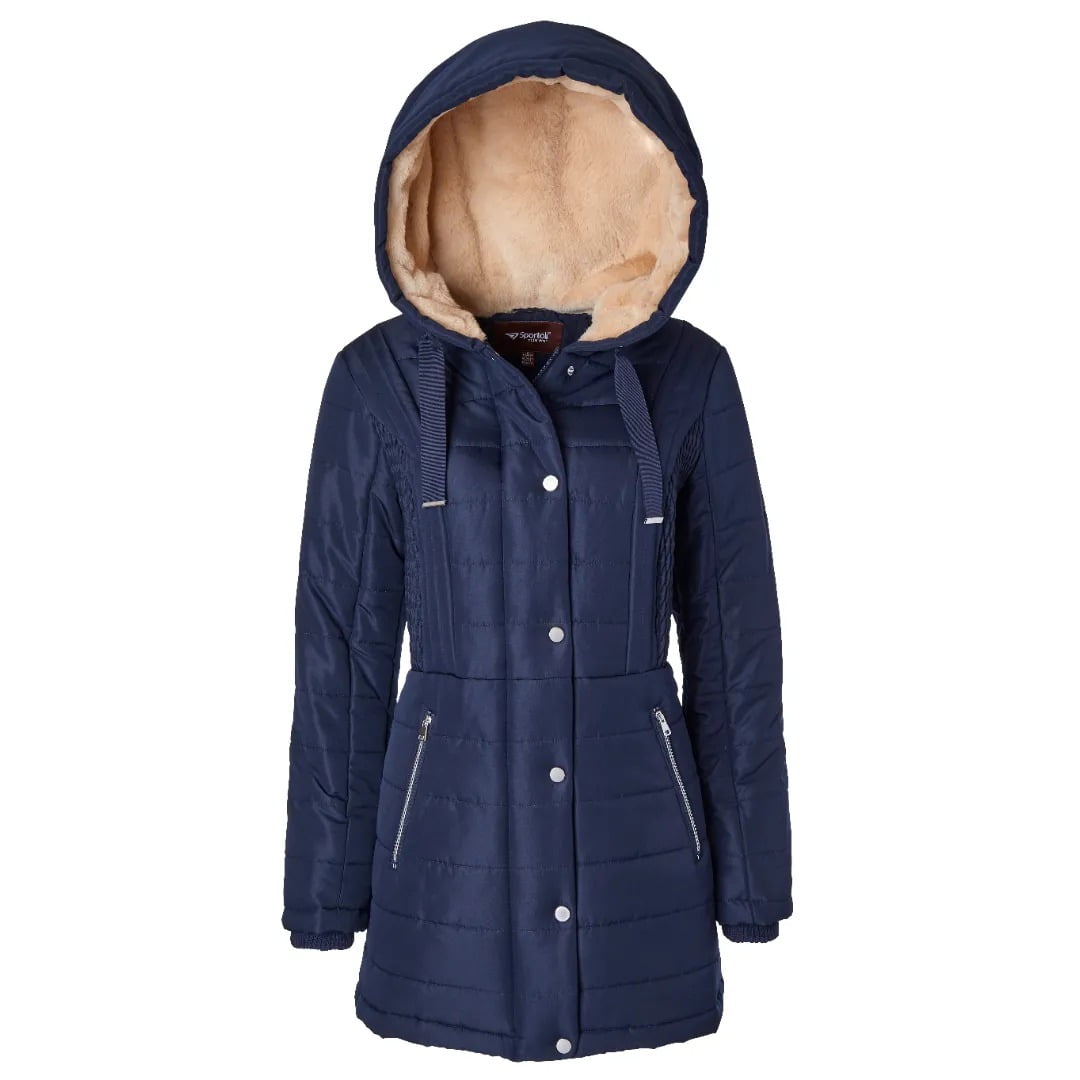 Click here for Sportoli Winter Coats For Women Hooded Quilted Puf... prices