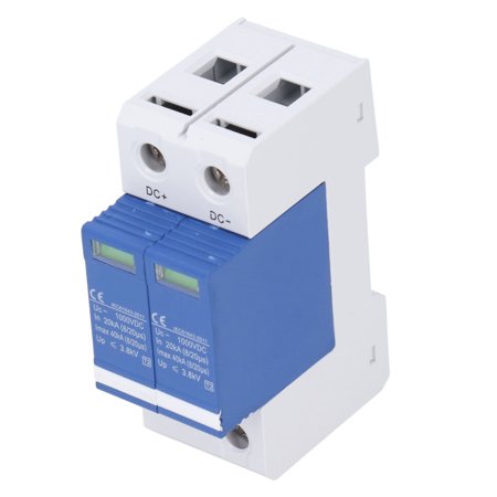 Home Surge Arrester 2P 1000V DC 40KA Low Voltage Arrester With ...
