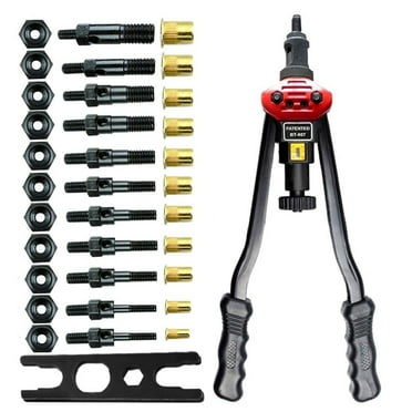 Arrow RL100K Rivet Tool Kit, 1/8 in, 3/16 in, Spring Loaded Hi-Viz Non ...