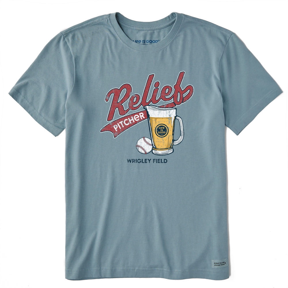 Wrigley Field x Life is Good® Relief Pitcher Tee - Walmart.com
