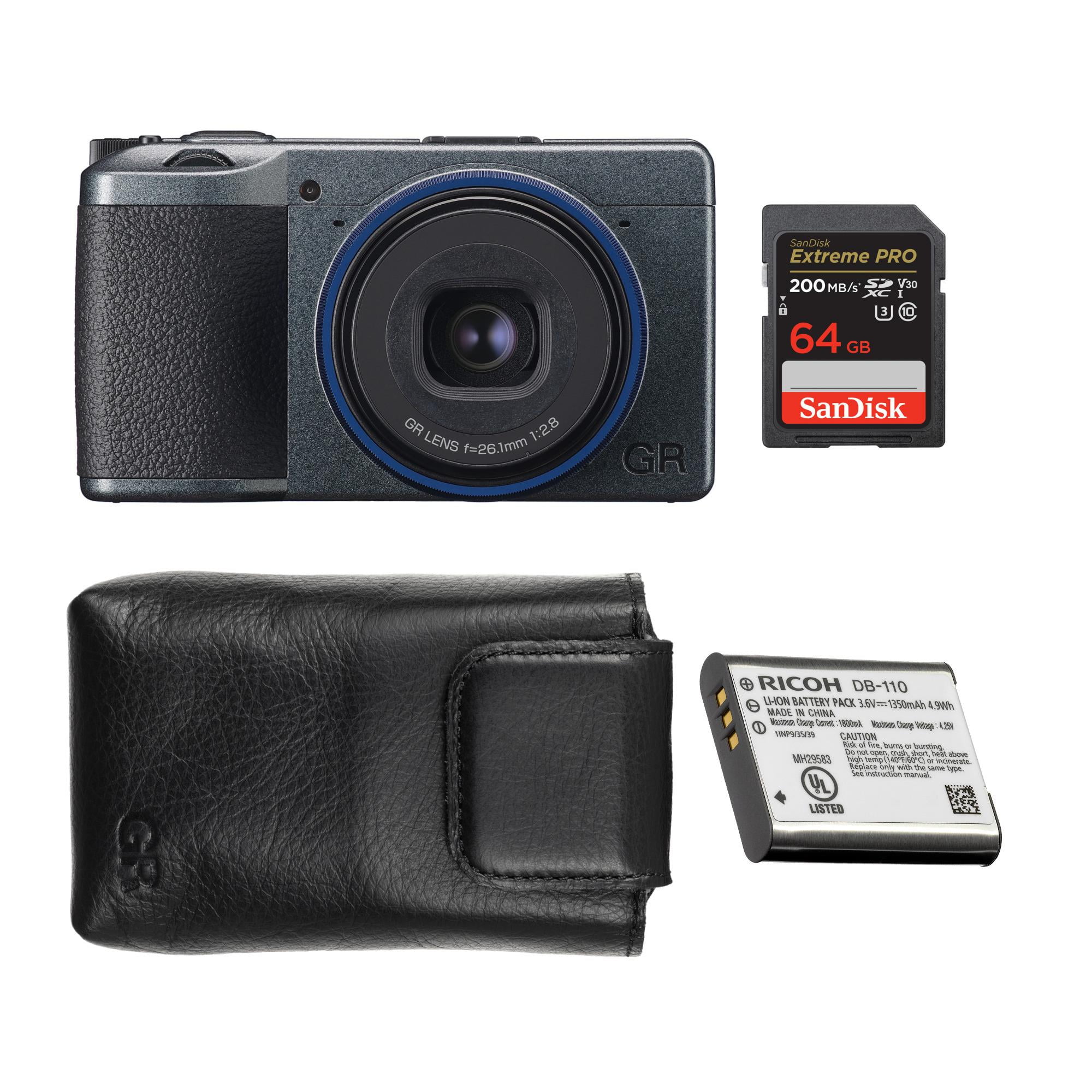RICOH GR IIIx Urban Edition Digital Camera with Case, SD Card, and ...