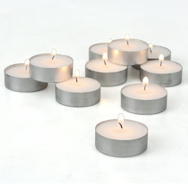 Amari White Unscented Indoor/Outdoor Tealight Candles, 100 Count ...