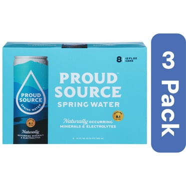 Proud Source - Natural Alkaline Spring Water with Balanced Electrolytes ...