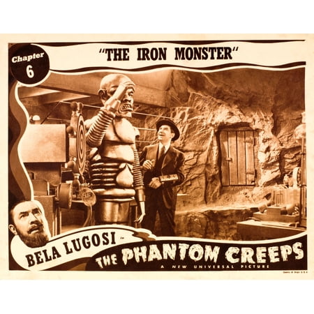 The Phantom Creeps 'Chapter 6: The Iron Master' Bela Lugosi Lobbycard ...