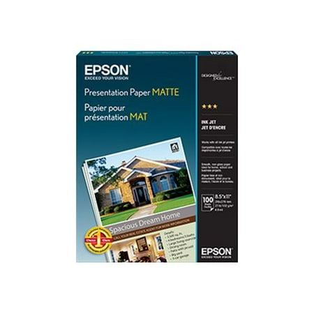Epson - Letter A Size (8.5 in x 11 in) - 105 g/m - 100 sheet(s) photo ...