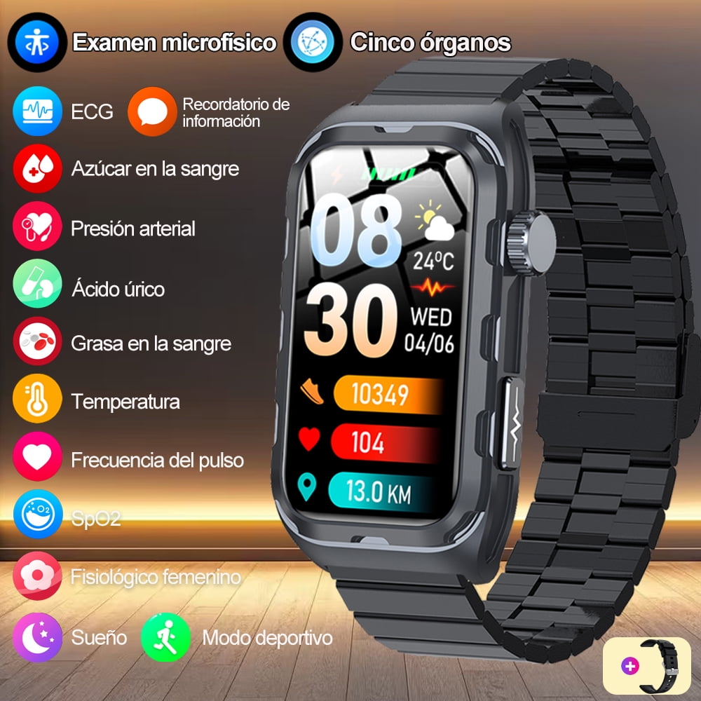 Reloj inteligente SACOSDING 2025 para controlar la salud de la glucosa | Bodega Aurrera en línea