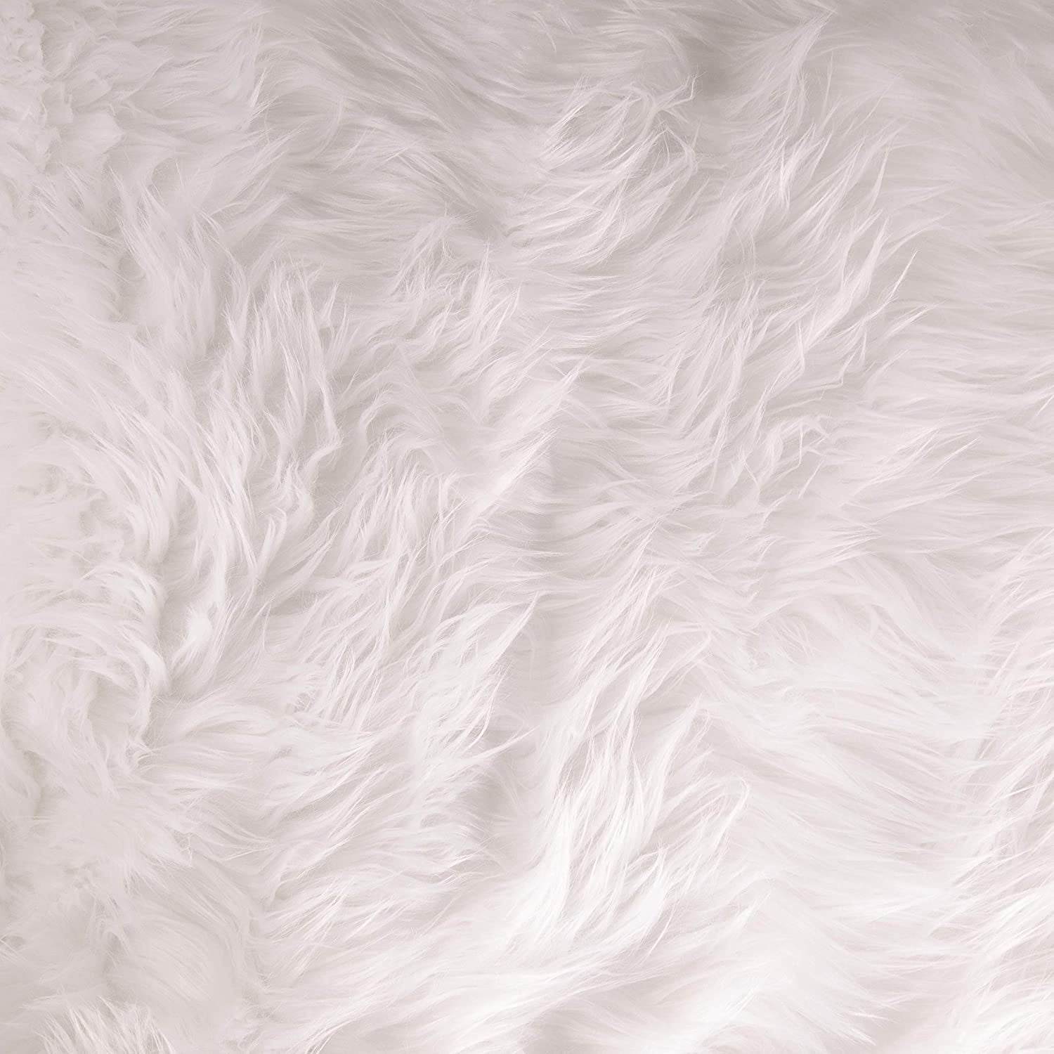 FabricLA Shaggy Faux Fur Fabric - 4" X 4" Inches Pre Cut - Use Fake Fur ...