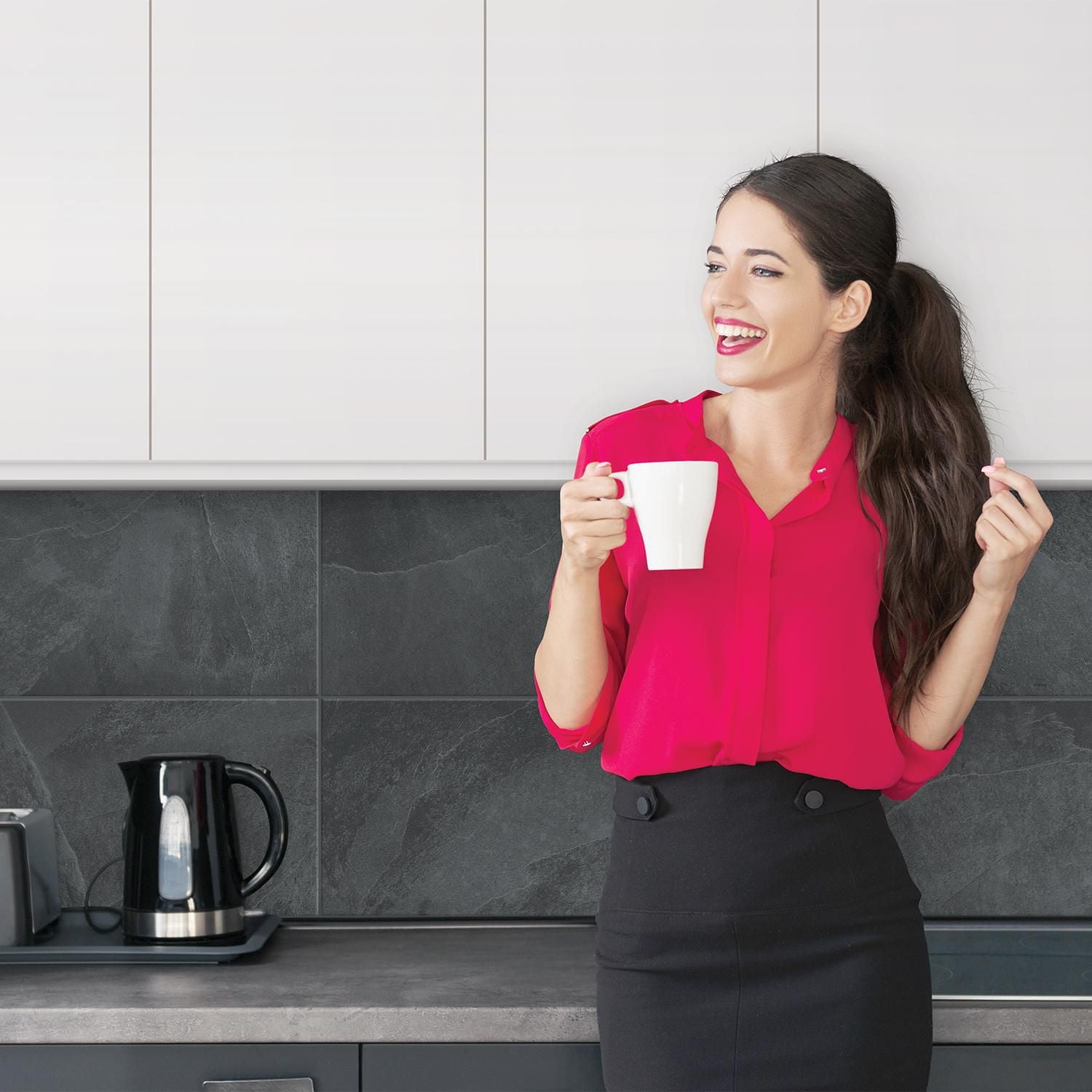 Click here for Smart Tiles Peel & Stick Backsplash - Blok Slate -... prices